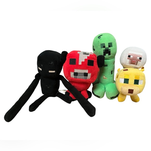 Mojang | Toys | Minecraft Minis Plushies Set | Poshmark